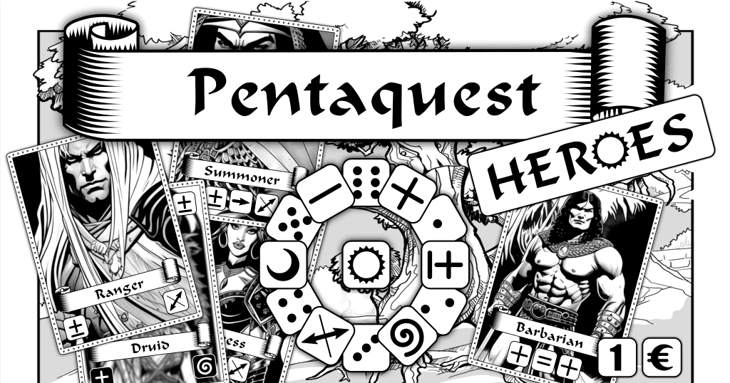 Pentaquest Heroes | Board Game | BoardGameGeek