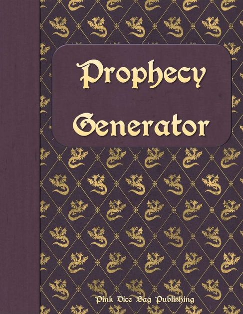 Prophecy Generator | RPG Item | RPGGeek