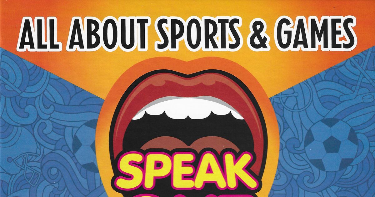 Speak Out: All About Sports & Games | Board Game | BoardGameGeek
