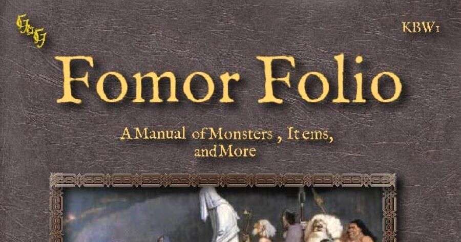 The Fomor Folio | RPG Item | RPGGeek