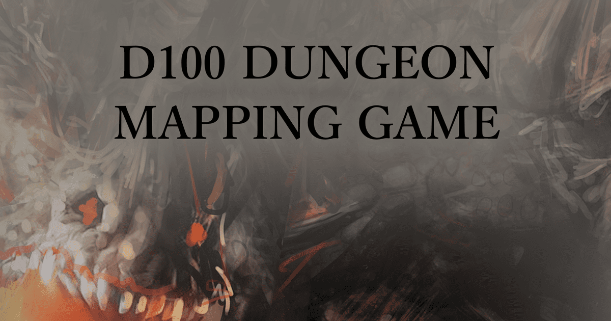 D100 Dungeon: Mapping Game | Board Game | BoardGameGeek